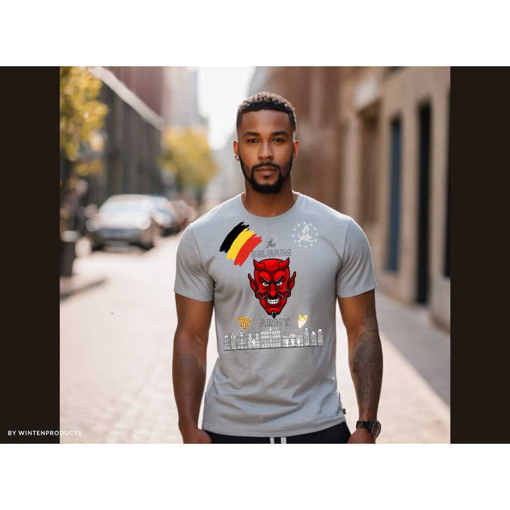 Euro 2024 Tshirt Football Euros 2024 Belgium European Cup | Shopee Malaysia