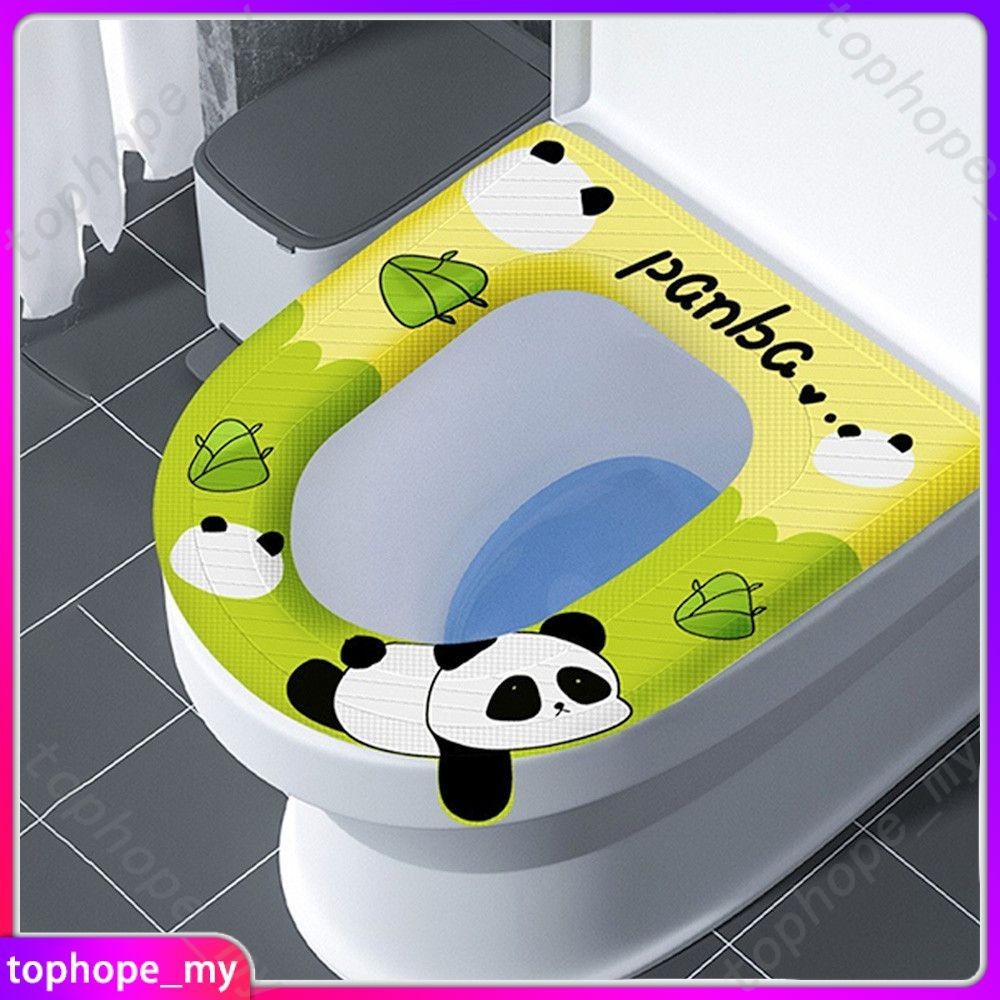Waterproof Toilet Cover Ring Silicone Stickers Household Toilet Pad ...