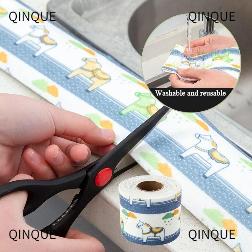 QQIN Sink Absorbent Sticker, Window Sill Washable Window Water ...