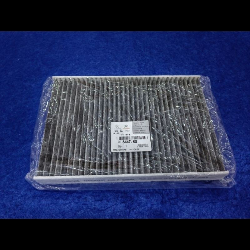 CABIN AIR FILTER CARBON PEUGEOT 407 / CITROEN C5 C6 (6447.RG) | Shopee ...