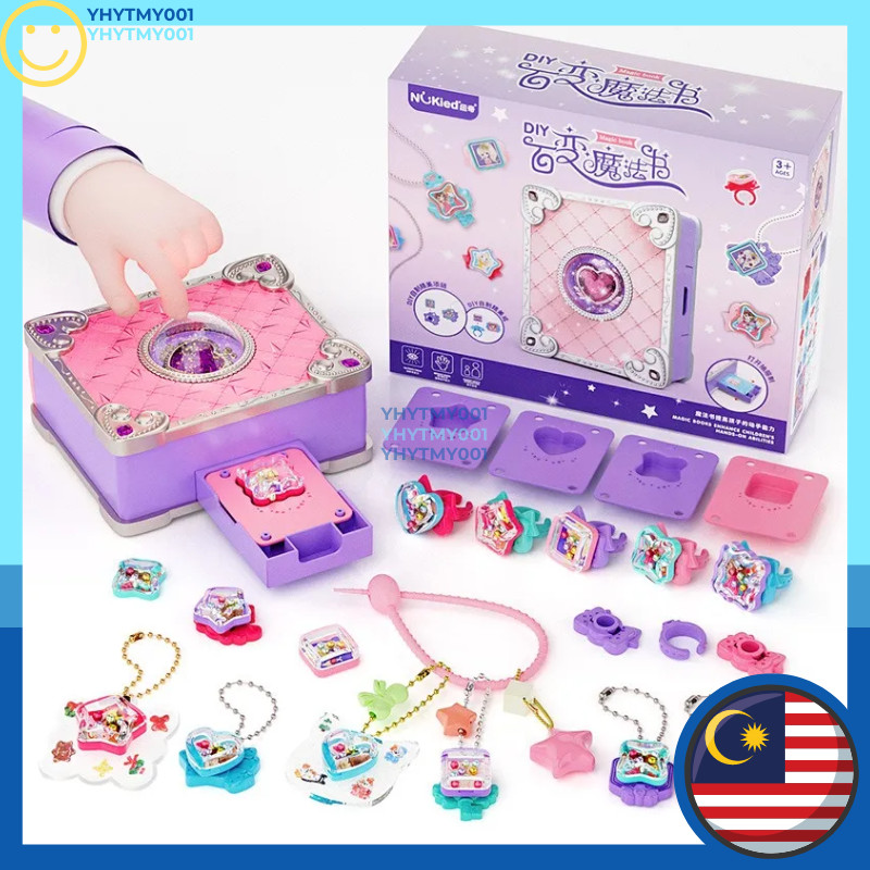 73PCS Jewelry Making Kit for Kids DIY Handmade Ring Bracelet Pendant ...