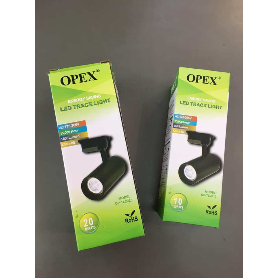 OPEX 20W LED TRACK LIGHT (BLACK) 6500K 3000K / 1 METER TRACK LIGHT ...