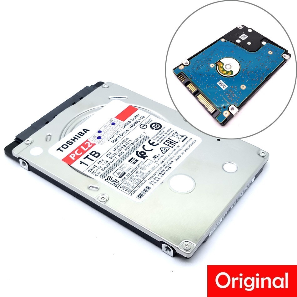 Original Toshiba 500GB Internal 5400RPM 2.5 inch Sata Laptop Hard Drive ...