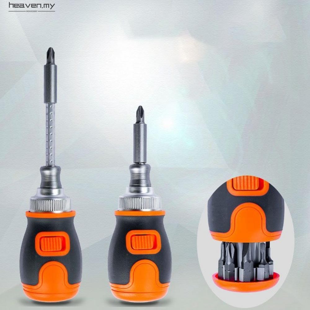 Telescopic Ratchet Two-way Adjustable Screwdriver Set Special Shaped ...