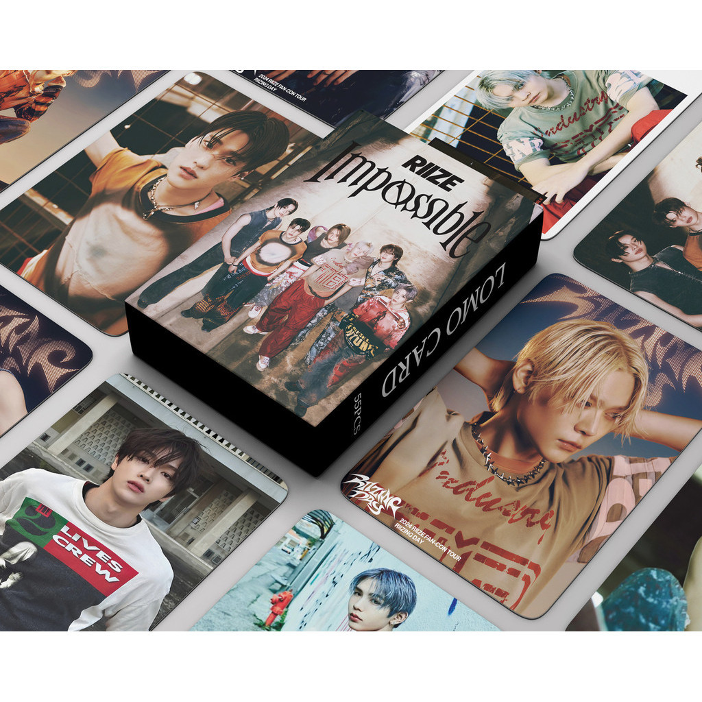 RIIZE Album Impossible Photocard Lomo Card 55pcs/box | Shopee Malaysia