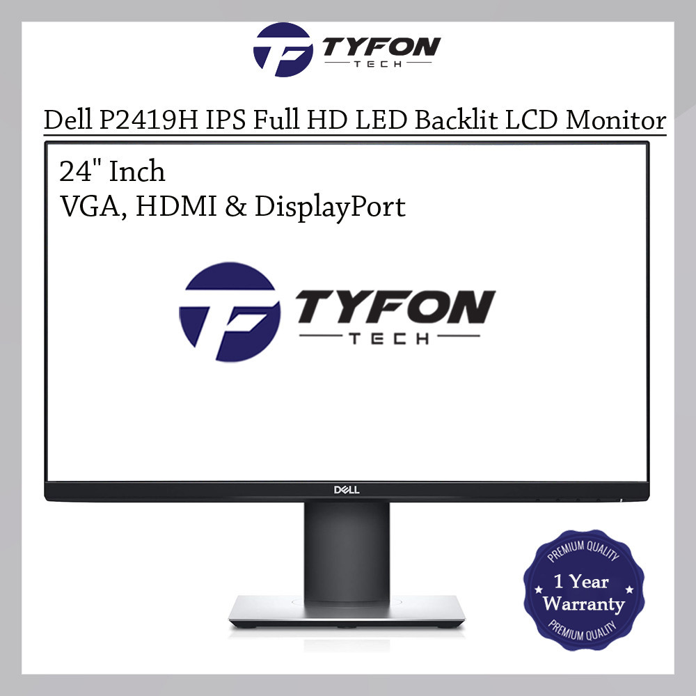 Dell 24" Inch Widescreen IPS Full HD LED Backlit LCD Monitor P2419H ...