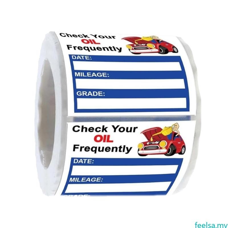 Best Oil Change and Maintenance Reminder Window Stickers Check Your Oil ...