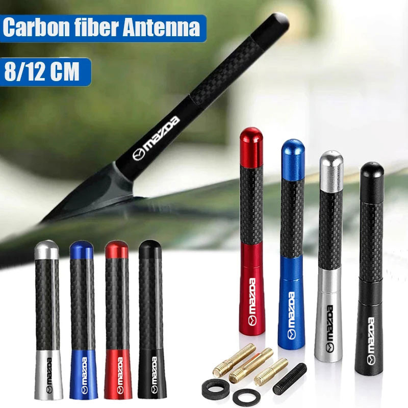 8cm 12mm Alloy Car Roof Antenna for Mazda 3 6 Axela Atenza Speed CX4 ...