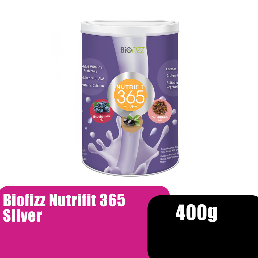 BioFizz Nutrifit 365 Silver Meal Replacement Brain Supplement as Memory ...