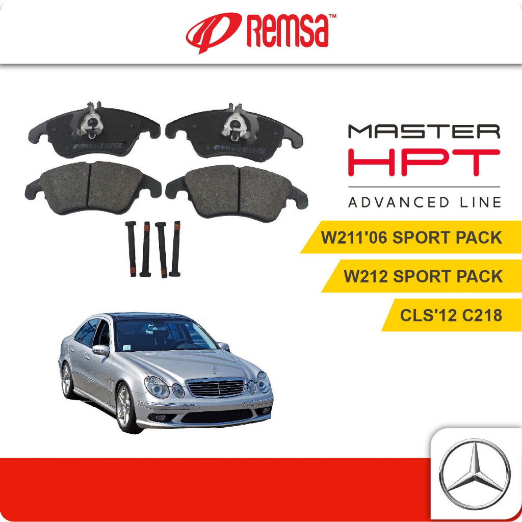 REMSA Front Brake Pads (1 set) For Mercedes Benz W211'06 SPORT PACK ...