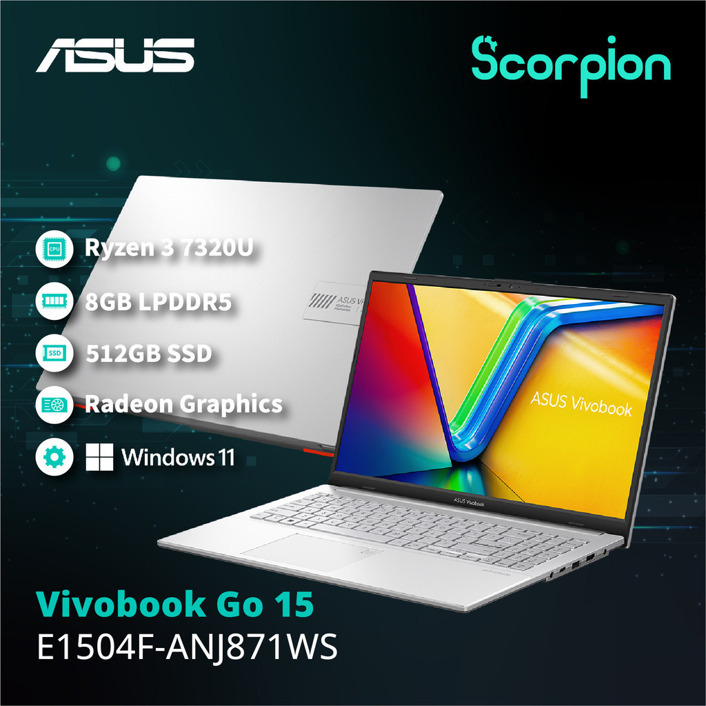 Asus Vivobook Go 15 E1504F-ANJ871WS Laptop（Aeon Credit Services-36 ...