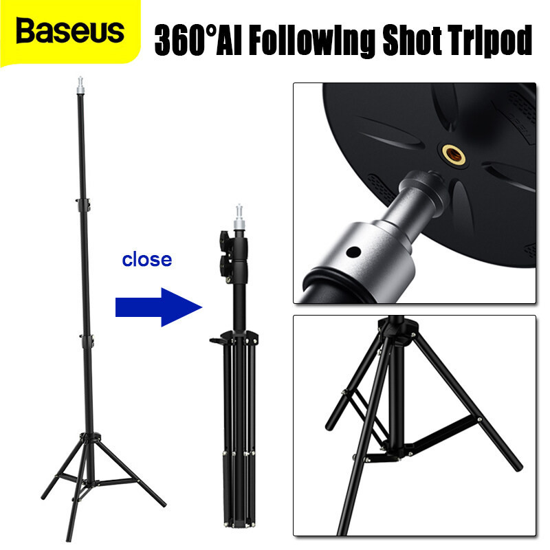 Baseus tripod 360°AI follow camera head Mobile phone stand accessories ...