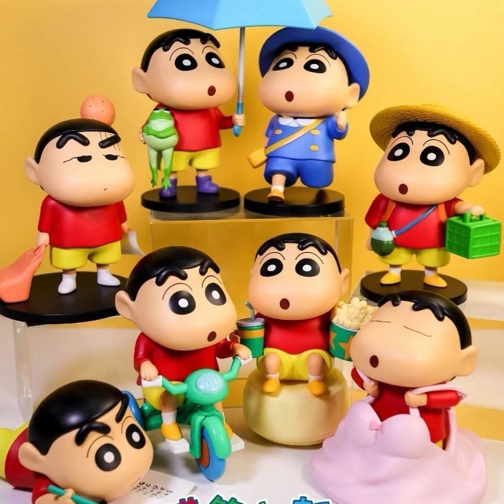 Crayon Shin-Chan Mystery Box Daily Merchandise Doll Trendy Toys Desktop ...