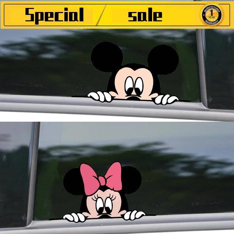 stiker kereta Pelekat Kereta Mickey Mouse Keperibadian Kartun Mickey ...