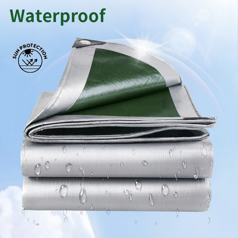 Tarpaulin Canvas Canopy Sunshade Insulation Heavy Duty Tarp Rainproof ...