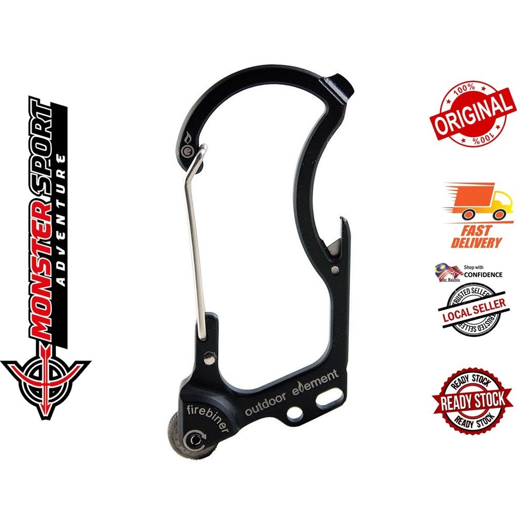 ORIGINAL Outdoor Element Firebiner EDC Survival Carabiner ODEF1 Camping ...