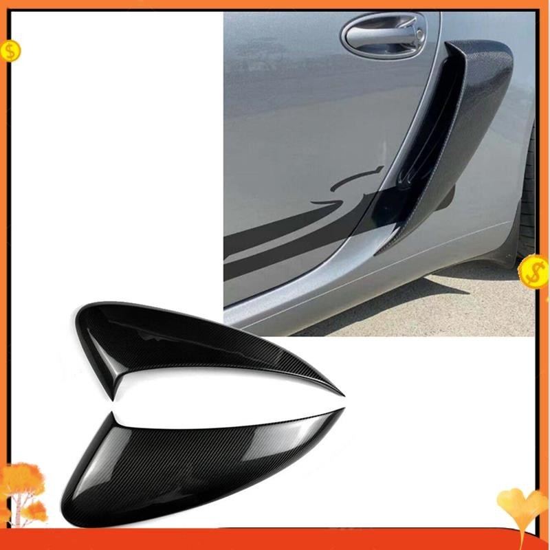 Car Real Carbon Fiber Side Air Vents for Porsche 987 Boxster Cayman ...