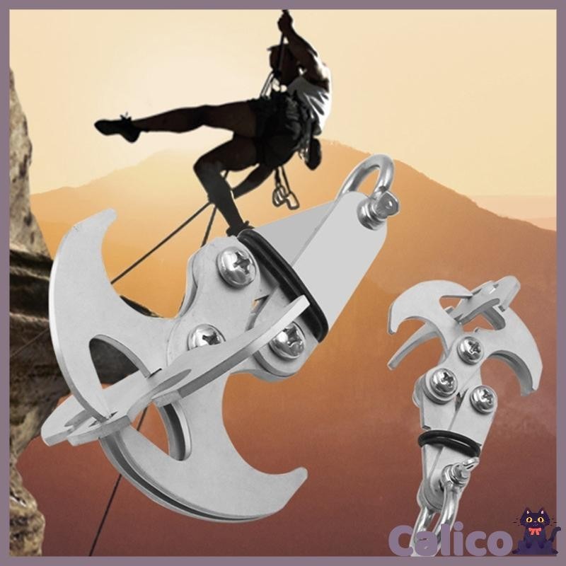 Cali Gravity Grappling Hook Stainless Steel Survival Folding Rock ...