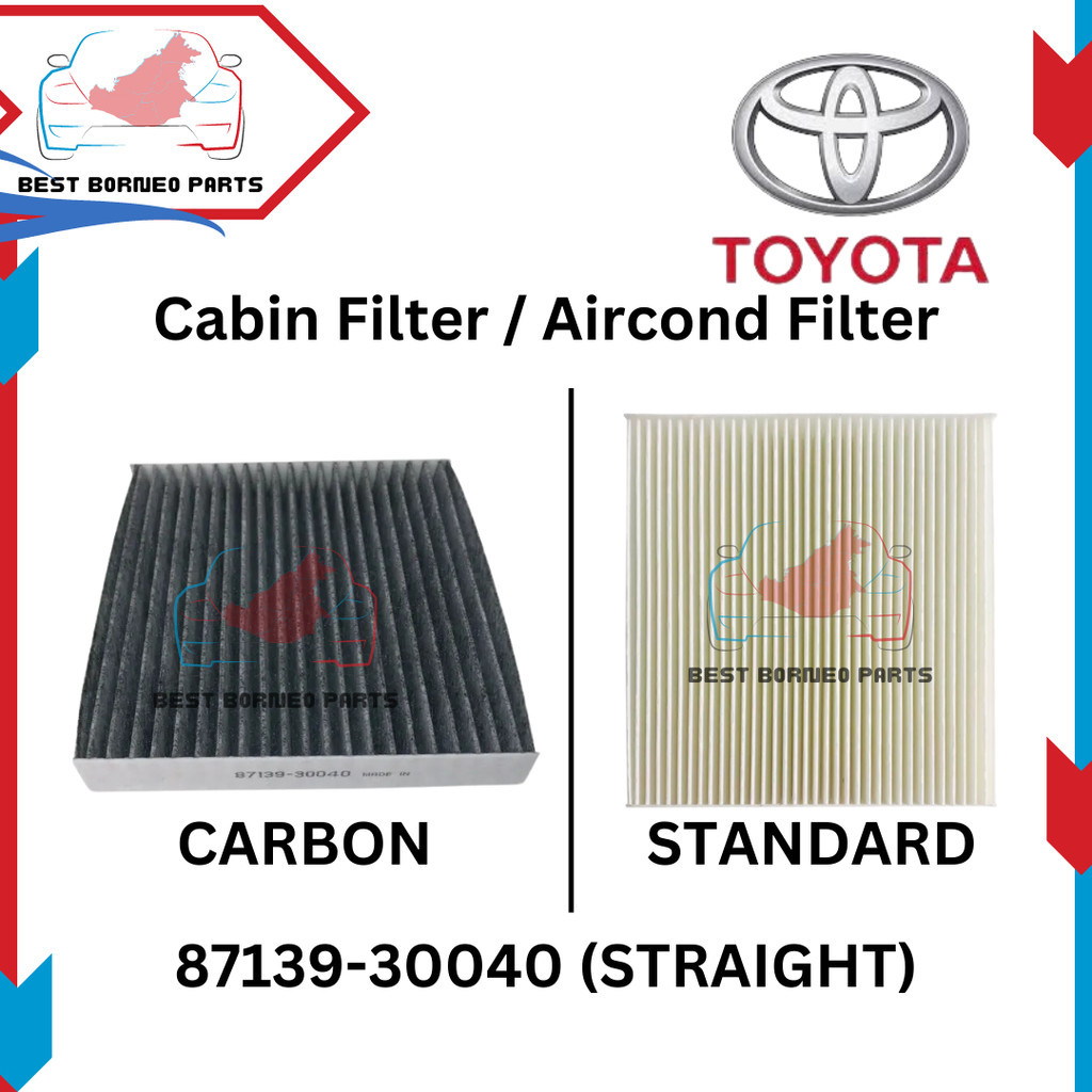 Cabin Filter Aircond Filter Penapis Aircond 87139-30040 87139-0N010 ...