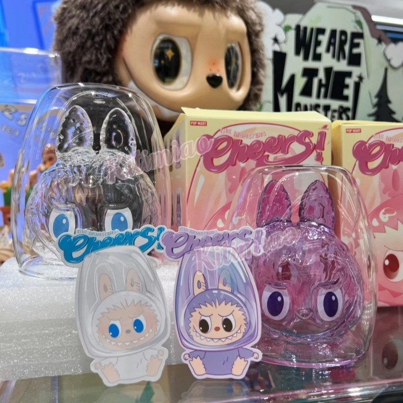 Kitimiao Pop Mart THE MONSTERS-CHEERS double-layer glass cup blind box ...