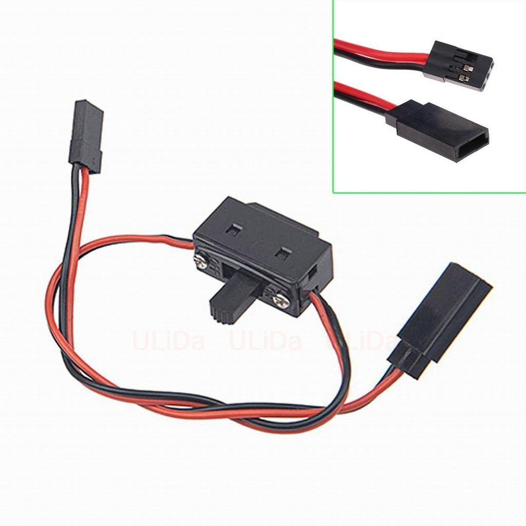 JR Futaba RC Switch On Off Power Connector Controller Male Female Plug ...