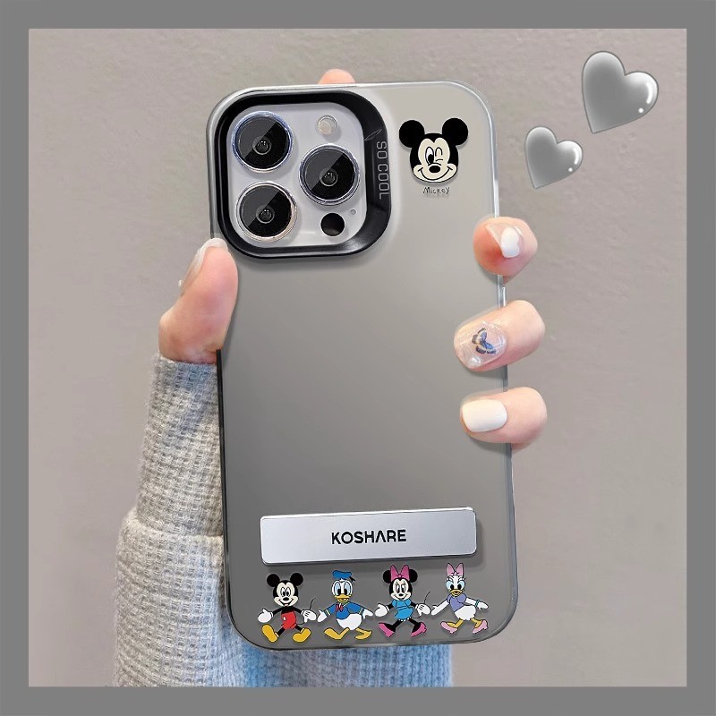 Vivo V30E Casing Cartoon Mickey Mouse Matte Hard Shockproof Case With ...