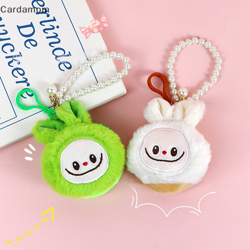 {CARDA} Cute Cartoon Labubu Plush Coin Bag Stuffed Anime Doll Money ...