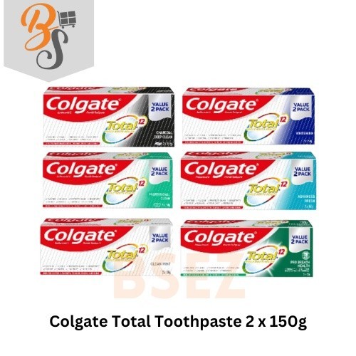 Colgate Total Toothpaste 2 x 150g | Shopee Malaysia