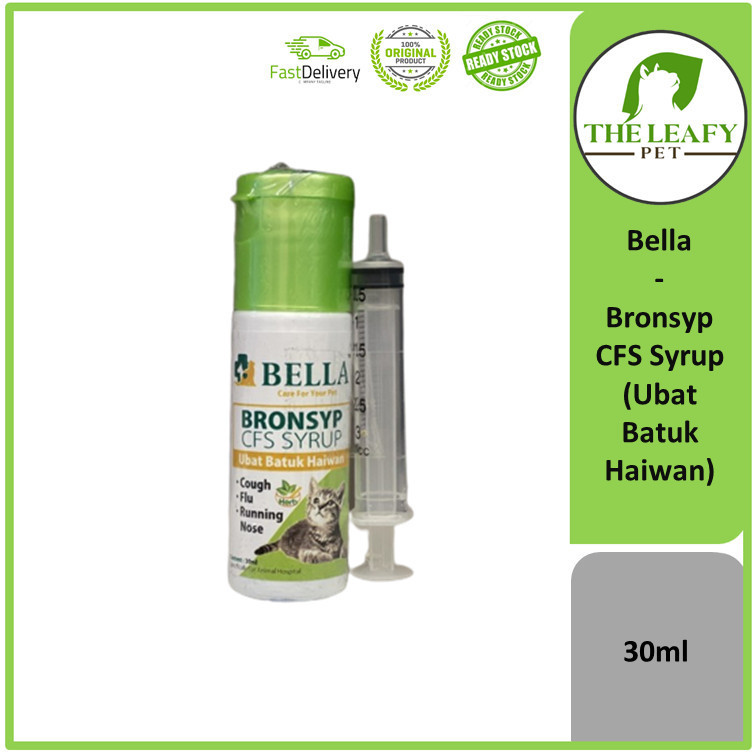 Bella Bronsyp CFS Syrup for Cat & Dog ( Ubat Batuk Haiwan ) - 30ml ...