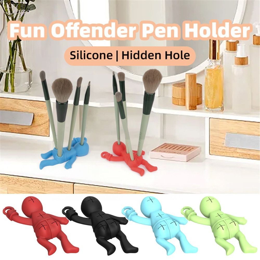 Pen Storage Rack Crime Scene Figure Pen Holder Novelty Decorative Body ...