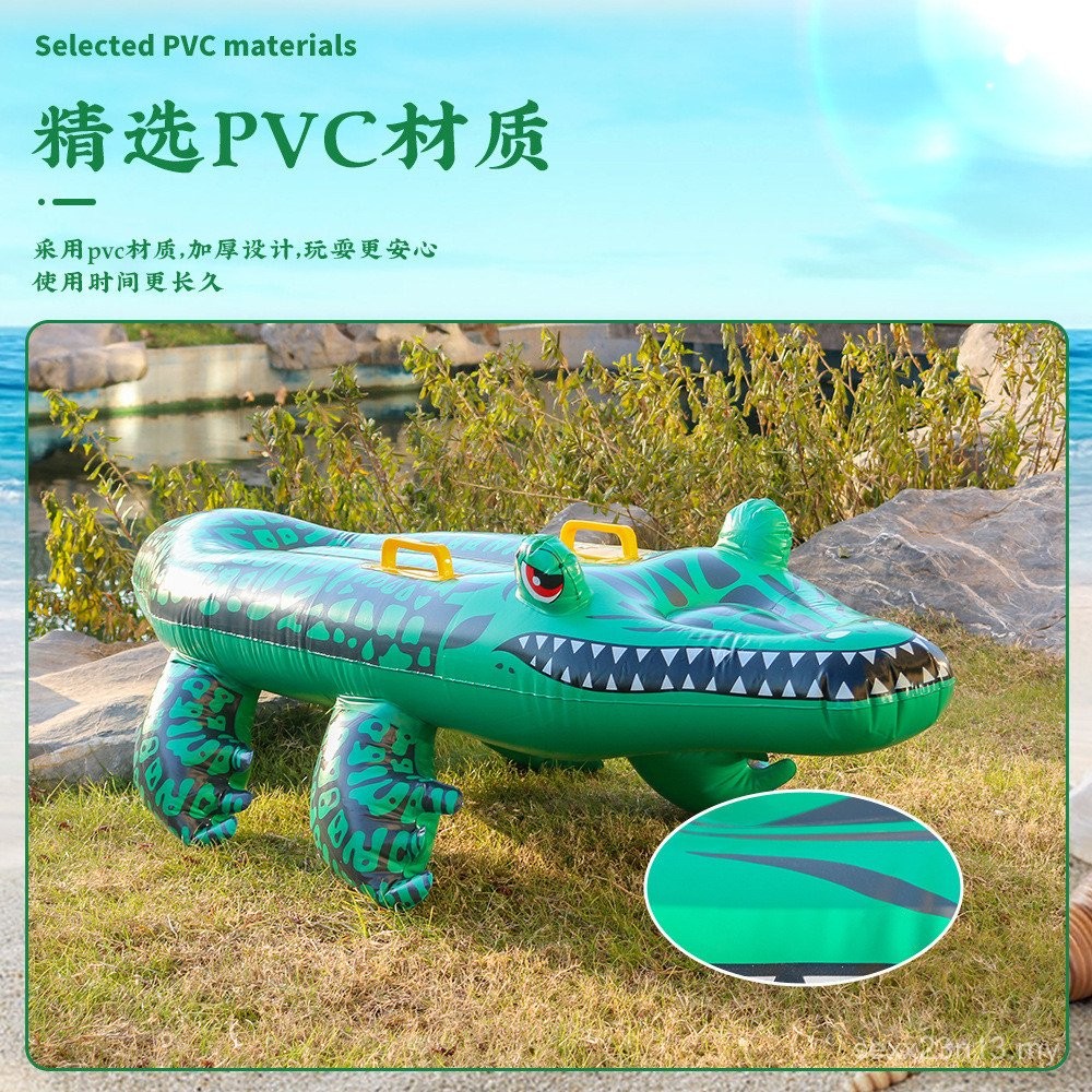 New Style Ready Stock Inflatable Crocodile Surfboard Water Drifting ...