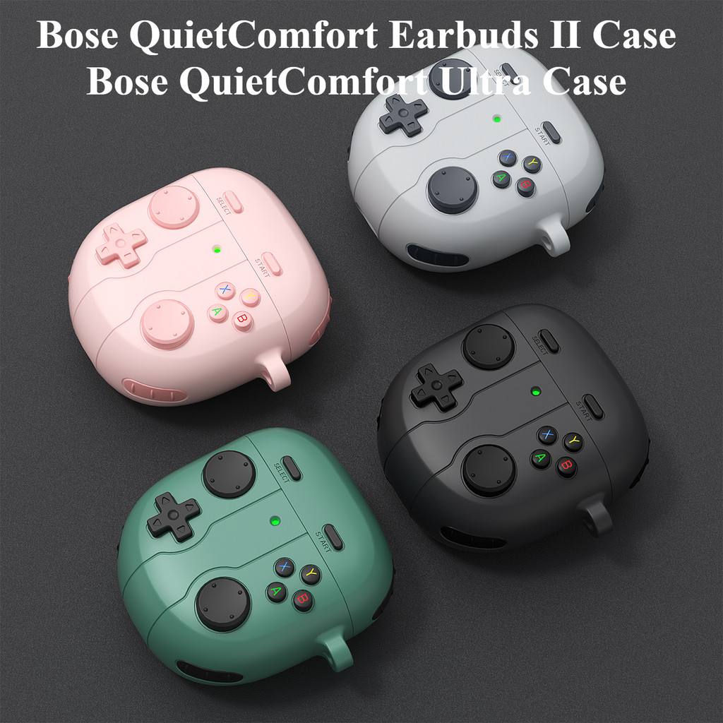 For Bose QuietComfort Earbuds II Case Cartoon Switch Silicone Soft Case ...