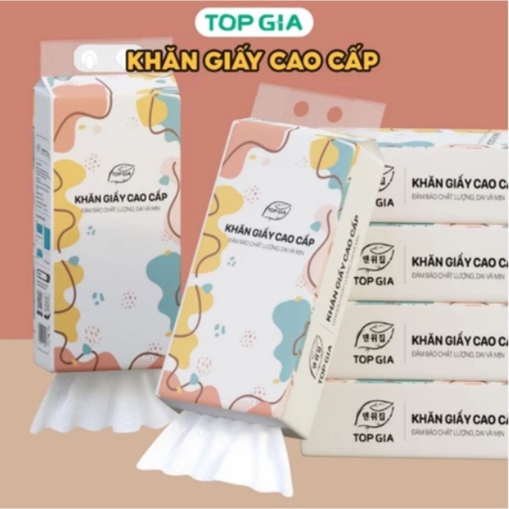1 Pack of Multi-Colored Top Gia Paper Towels, Toilet Paper, 4-Layer ...
