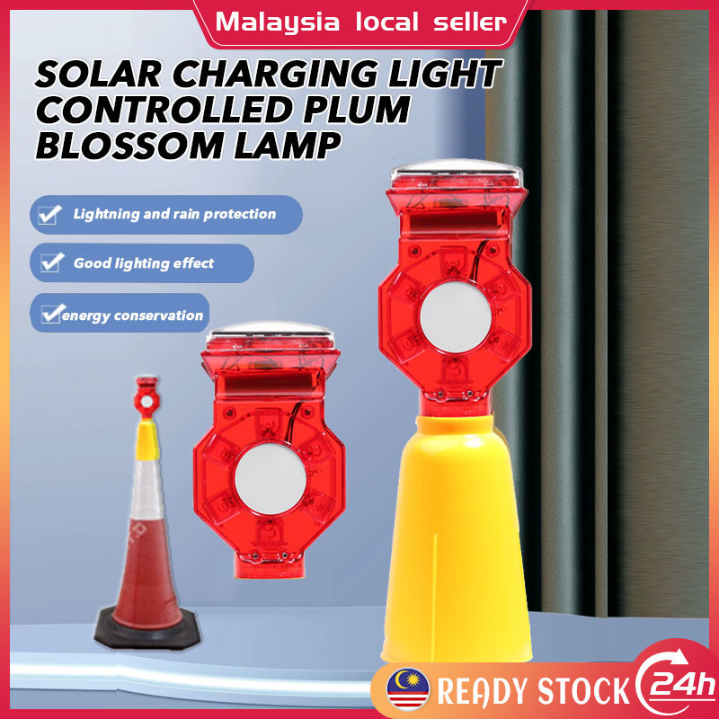 Road Flashing Light Road Blinker Safety Warning Light Barricade LED ...