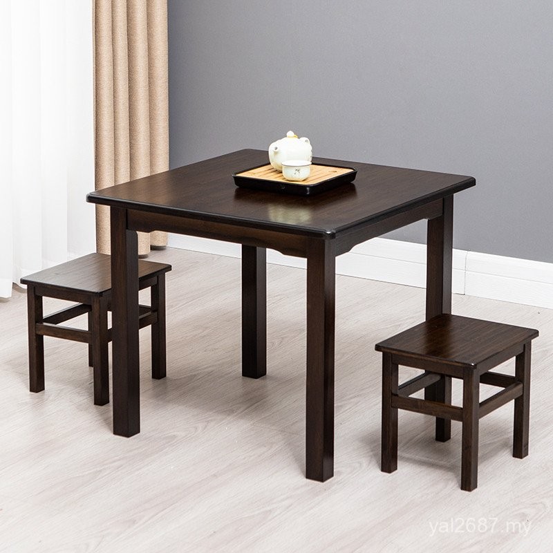 Simple Square Table Living Room Square Dining Table Eating Table Solid ...
