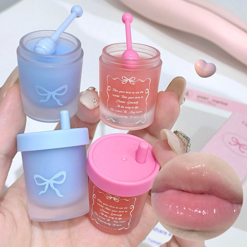 CAPPUVINI Lip Mask 唇膜修护淡化唇纹滋润锁水 Sleeping Lip Mask Strawberry Flavor Lip ...
