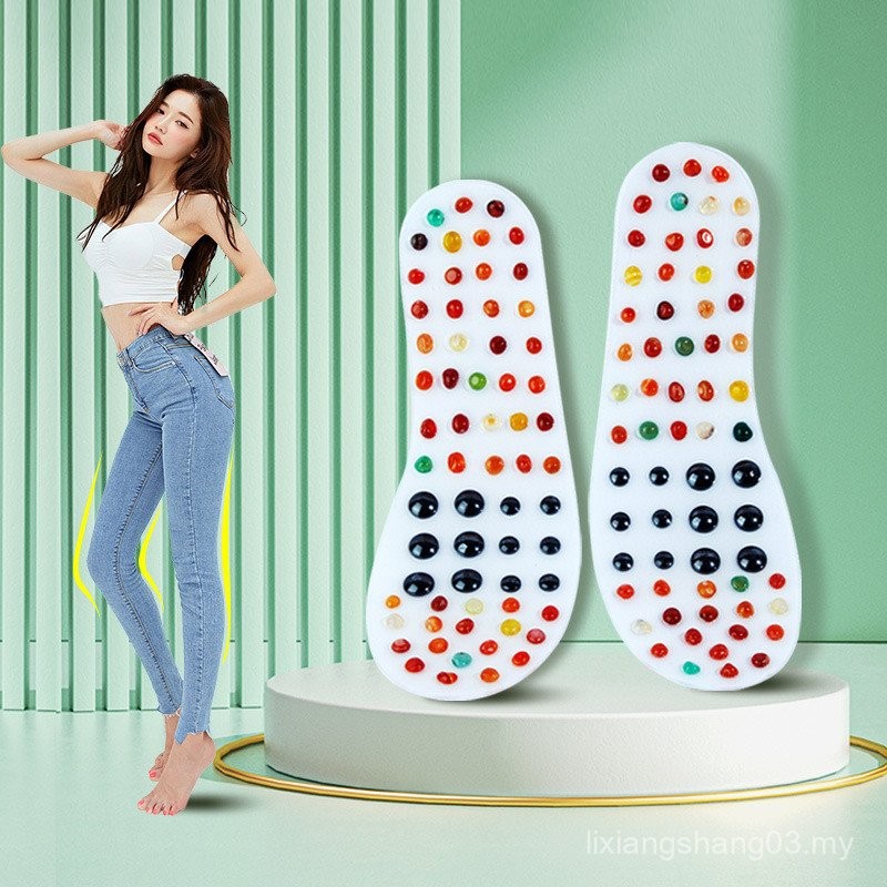 Traditional Chinese Medicine Beauty Leg Magnetic Therapy Massage Insole ...