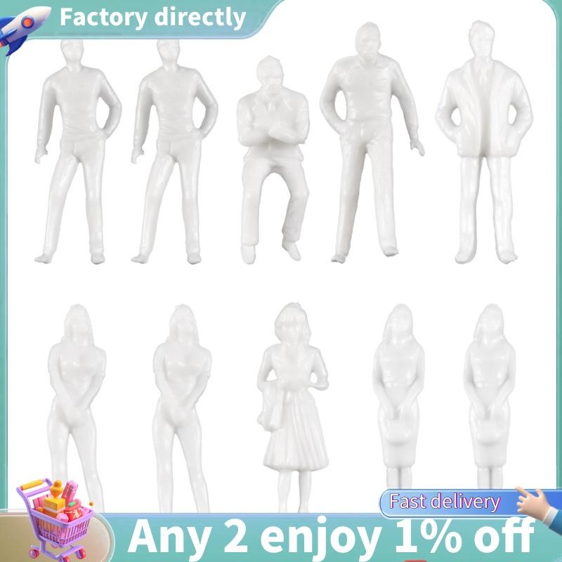 1:50 White Figures Architectural Model Human Scale HO Model Plastic ...