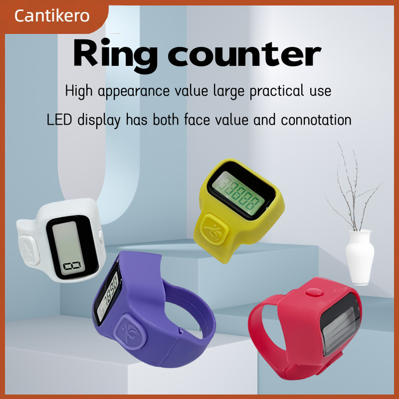 [Ready] Compact Digital Tally Counter / Finger Ring Clicker / Portable ...