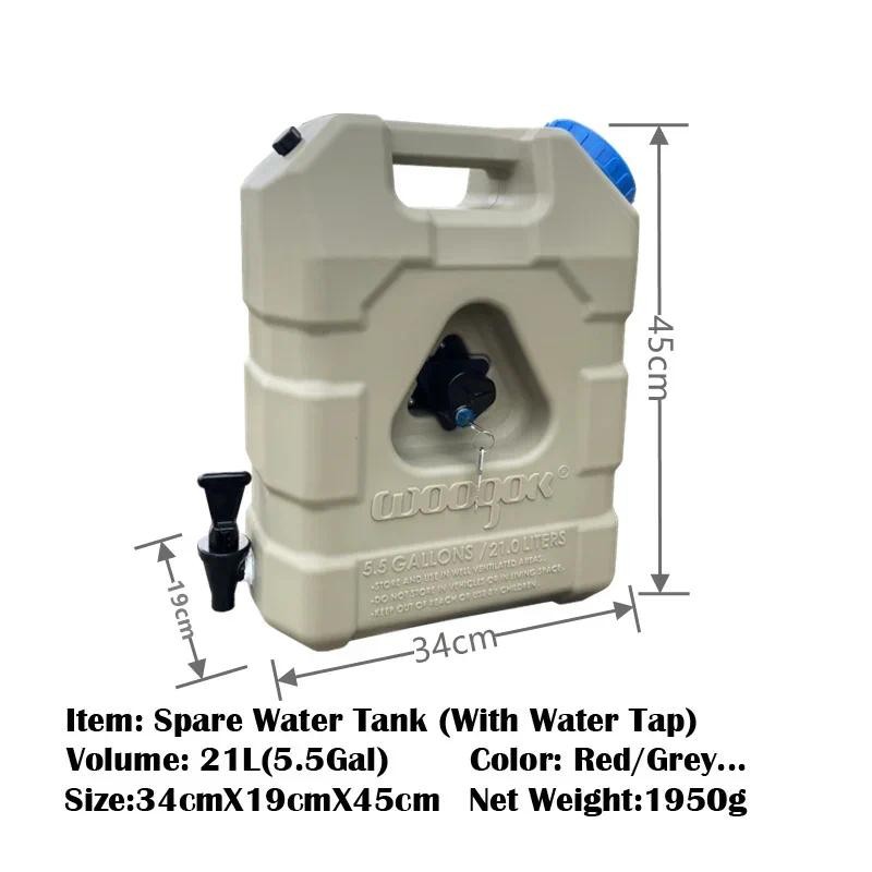 Spare Water Tank Water Drum Bucket 21L For Suzuki Jimny JB64 Sierra ...