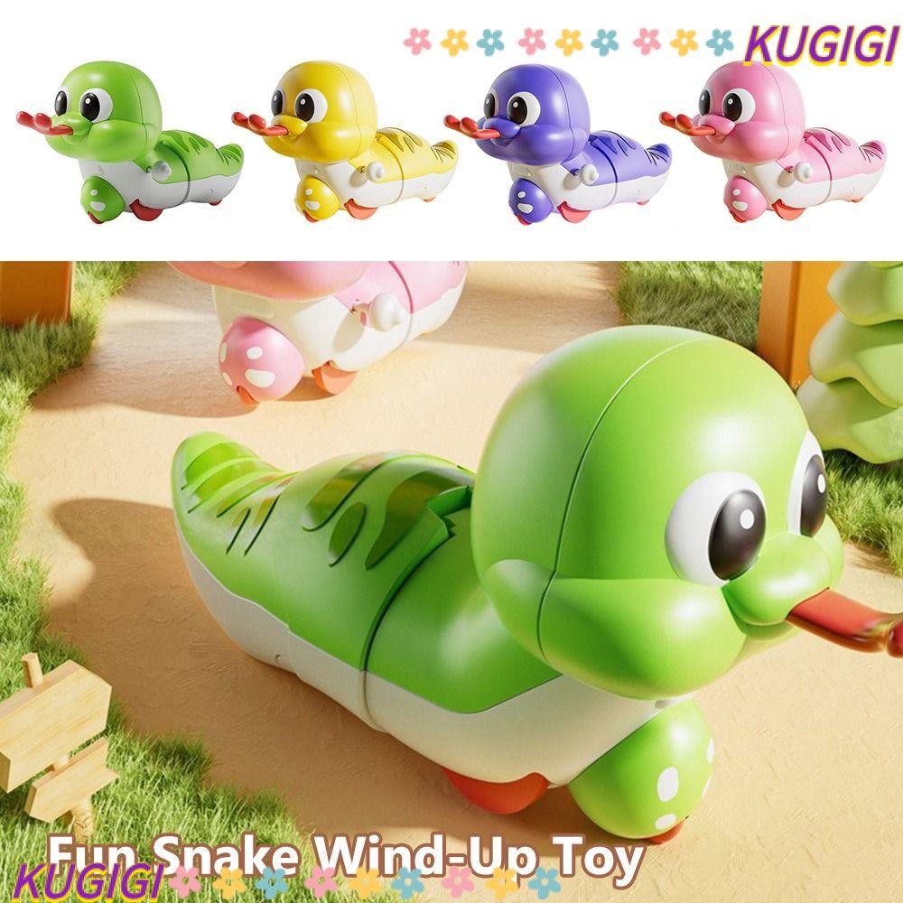 KUGIGI Snake Wind-Up Toy, Snake Shape Children Gift Snake Clockwork Toy ...