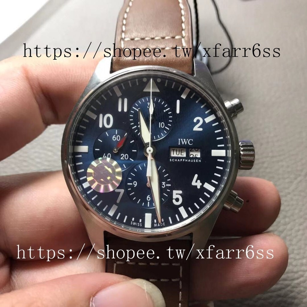 ZF produced the pilot clock IWC IW377709 New Pilot Chronograph Little ...