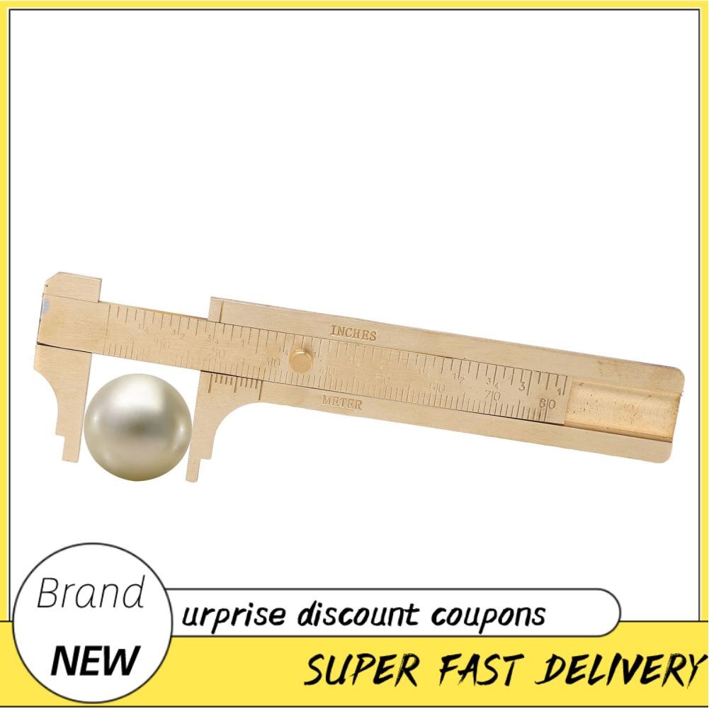 Freemarket Vernier Caliper Brass InchMetric High Slide Measuring Tool ...