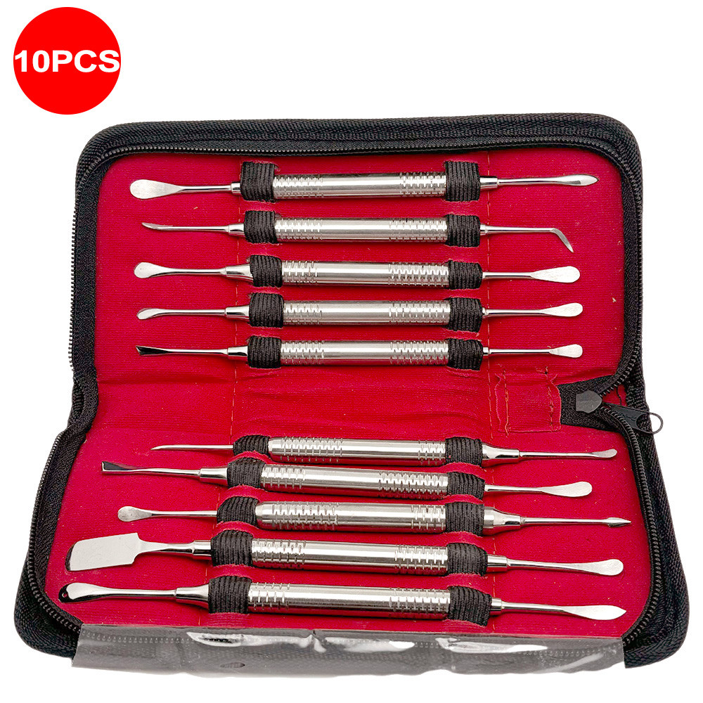10 Pcs/set Double-Ended Dental Implant Periosteal Elevator Set Surgical ...