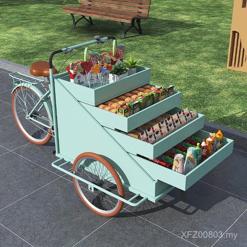 Promotional Rack Dining Truck Coffee Cart Fruit Fishing Snack Cart ...
