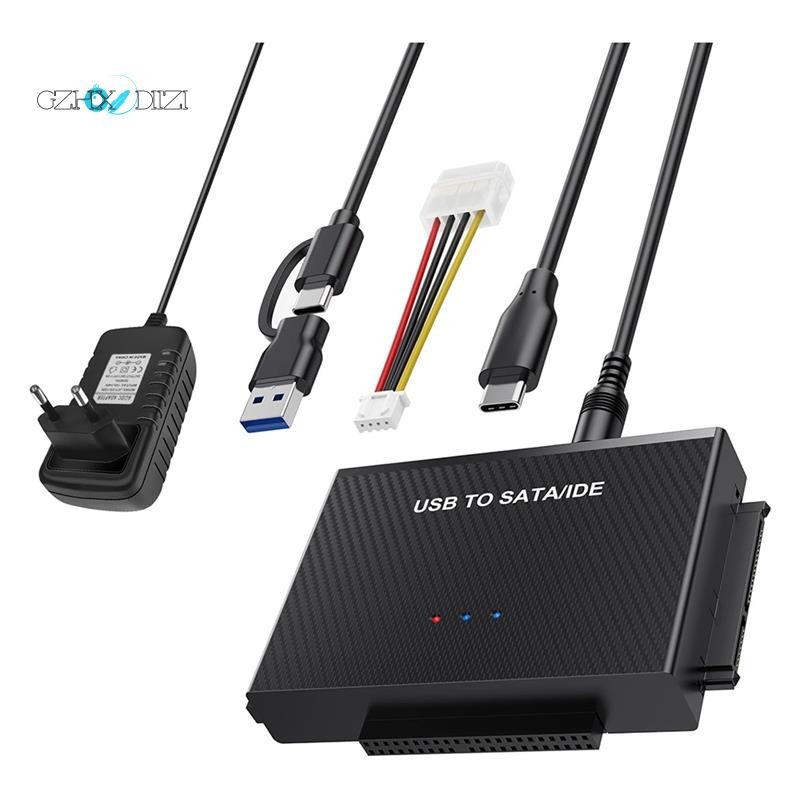 SATA Adapter USB 3.2 and IDE Adapter, SATA USB Hard Drive Adapter for 2 ...