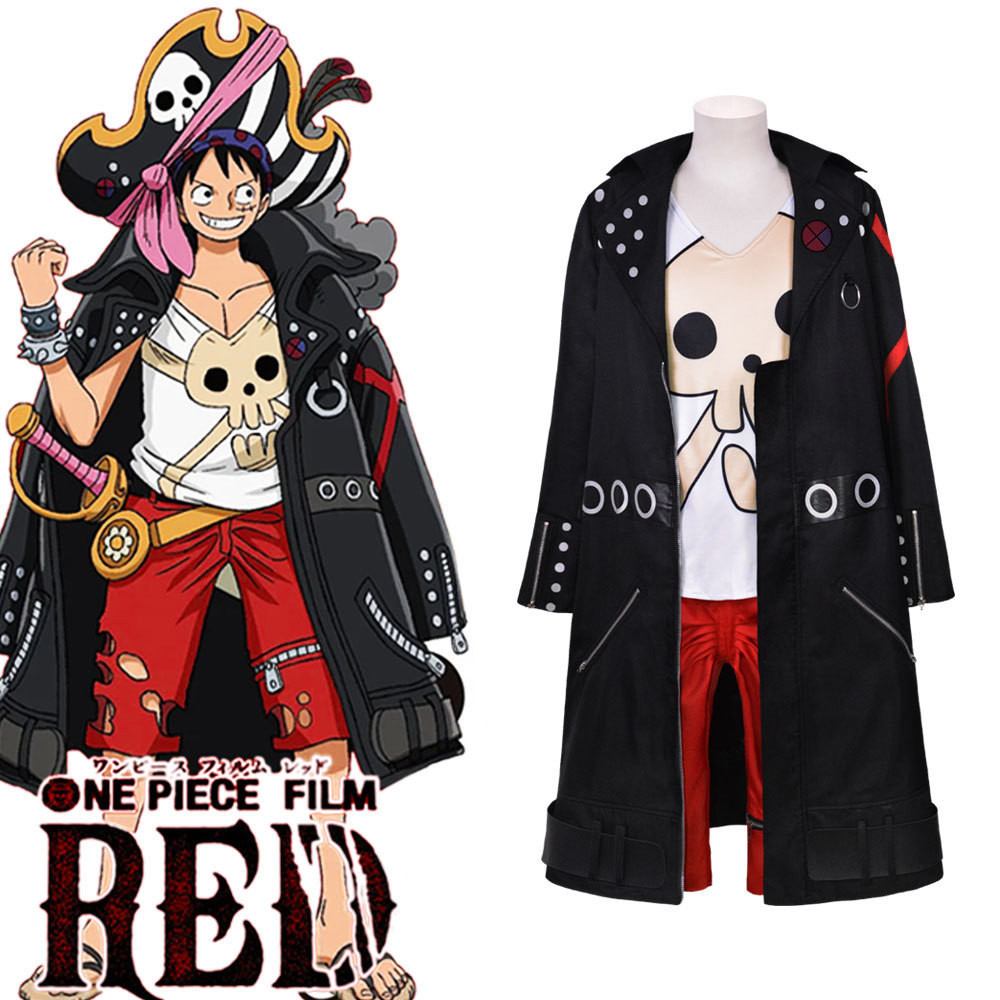 One Piece Theatrical Version RED Luffy cosplay Movie Nami Shanks cos ...