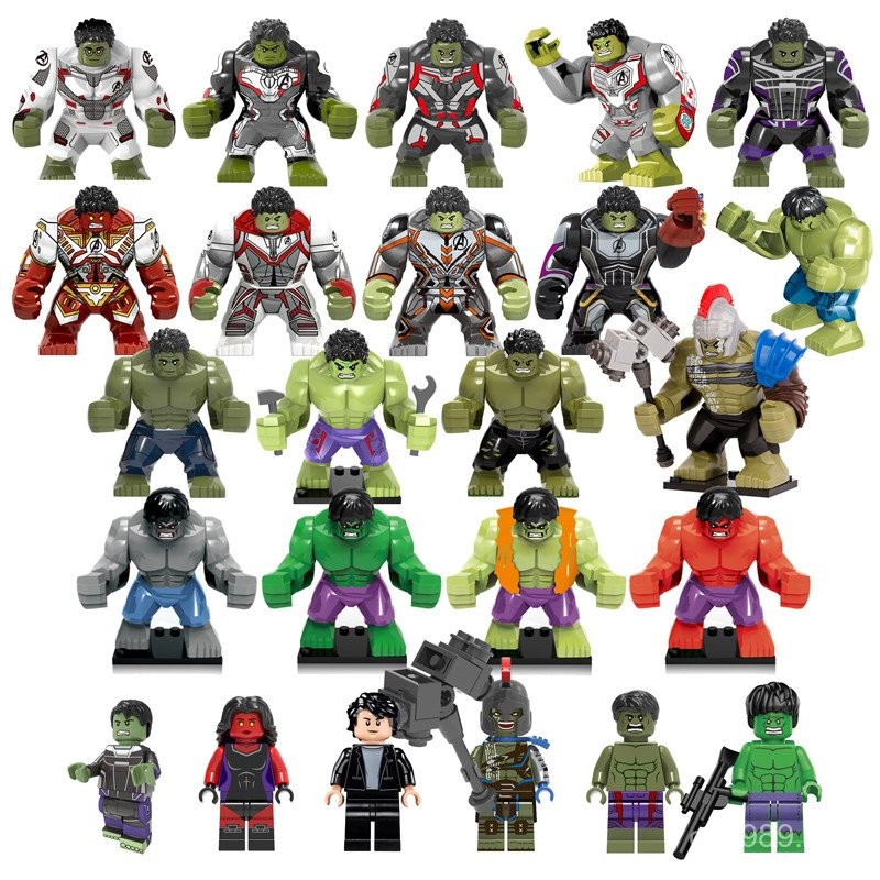 New Products Domestic Educational Hulk Avengers Building Blocks Doll ...