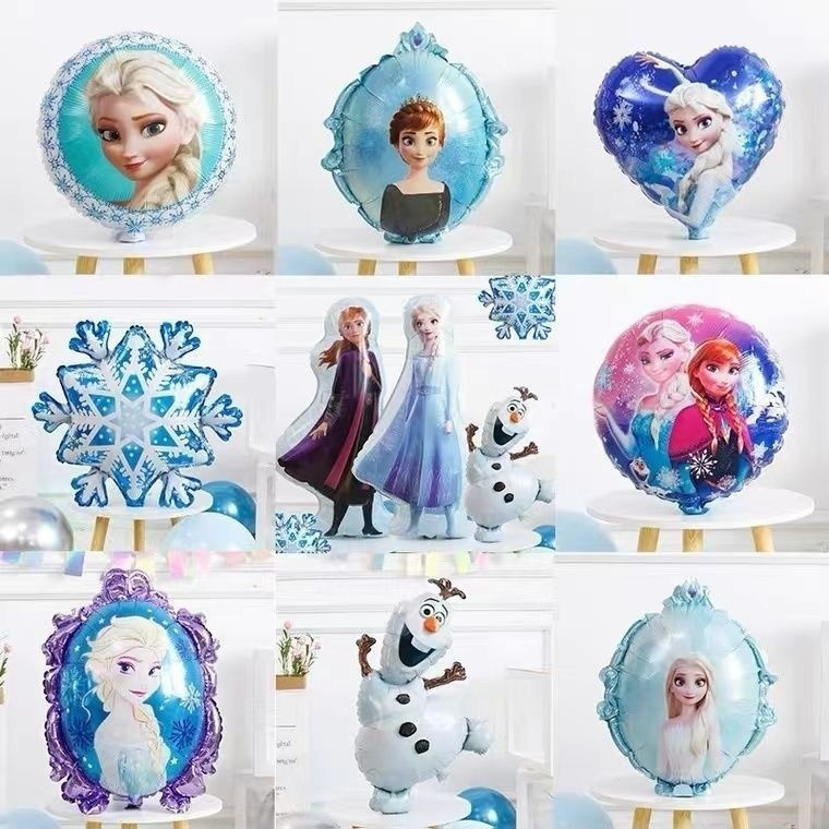 [Frozen Theme] Princess Anna Balloon Princess Aisha Balloon Birthday ...