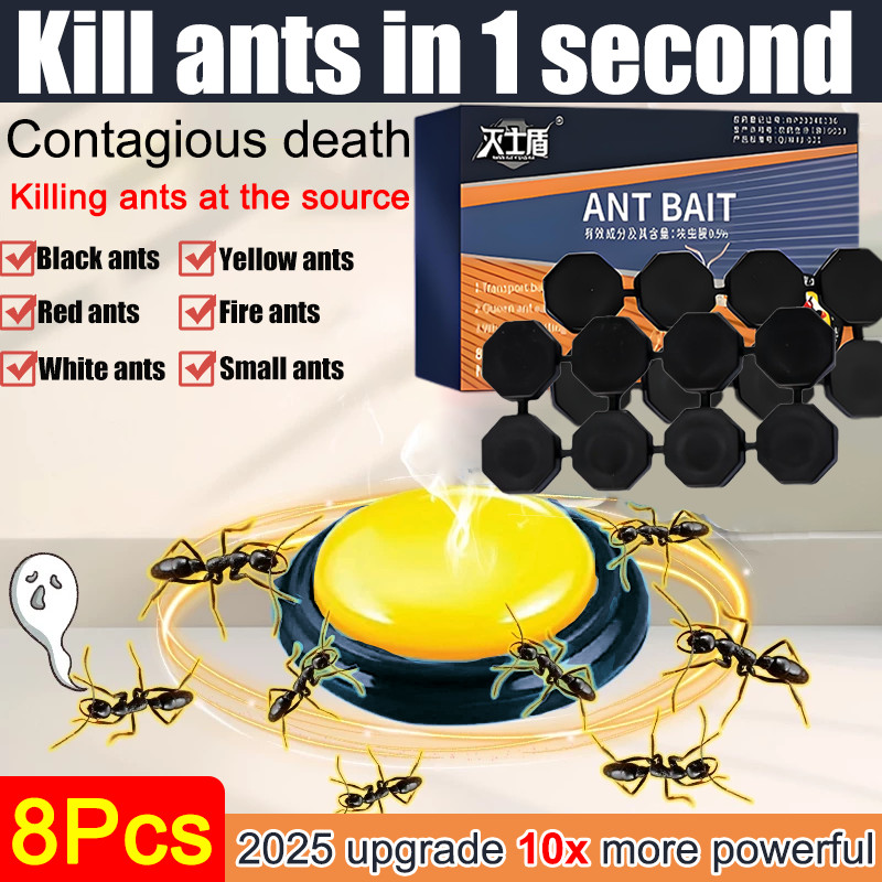 【Quickly eliminate all ants】Ant bait killer Ant killer Semut racun 8PCS/BOX100% mortality rate ...
